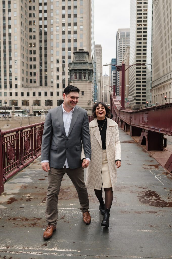 Chicago Riverwalk Engagement: Gary & Andrea