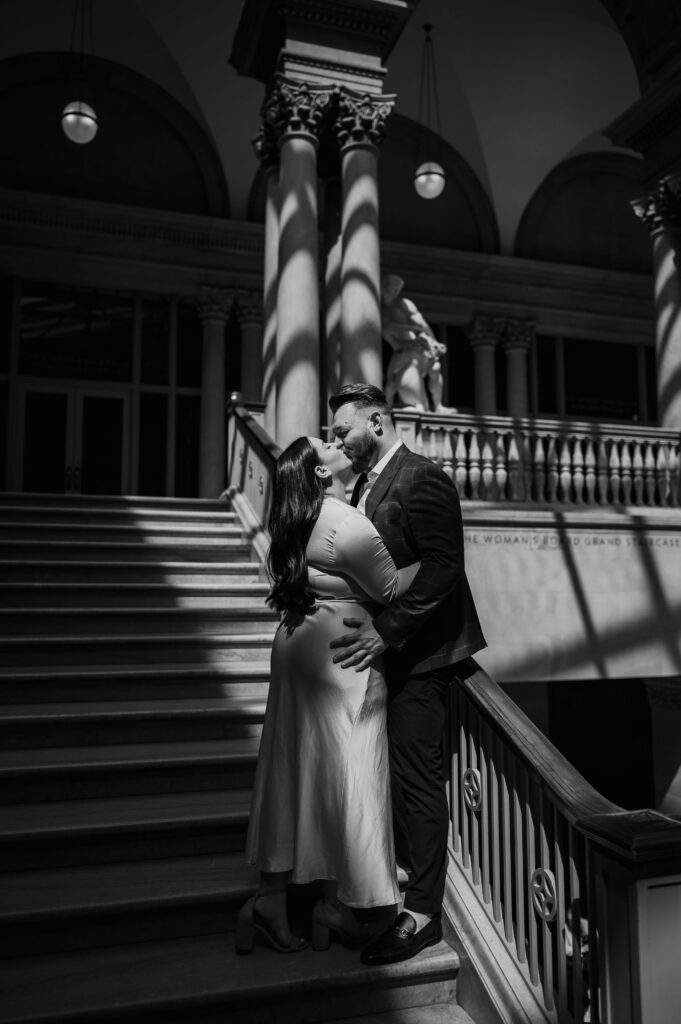 Chicago Art Institute Engagement: Kate & Simon