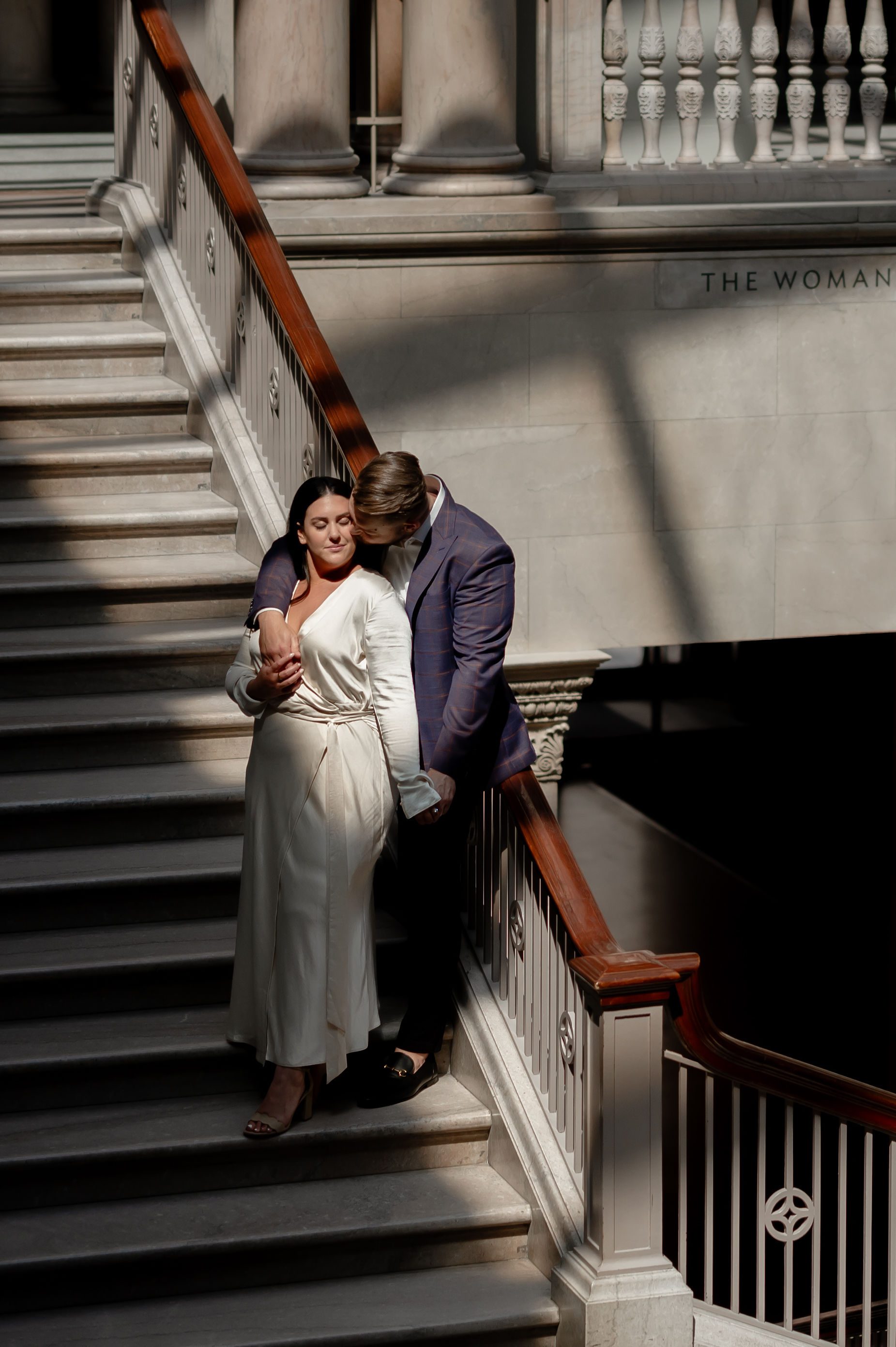 Chicago Art Institute Engagement: Kate & Simon