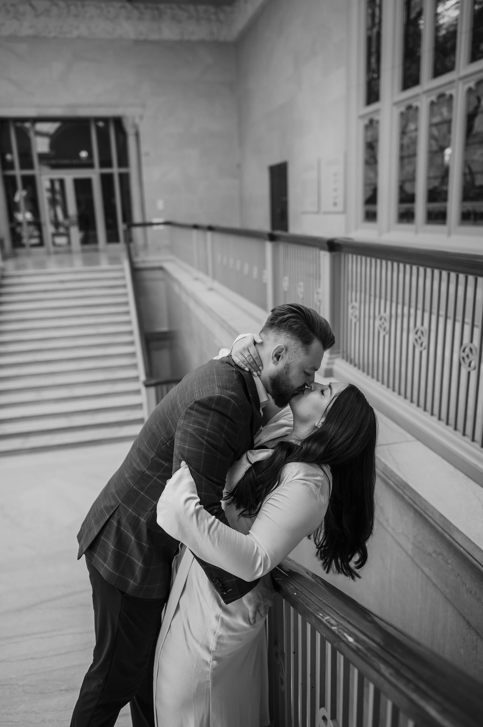 Chicago Art Institute Engagement: Kate & Simon